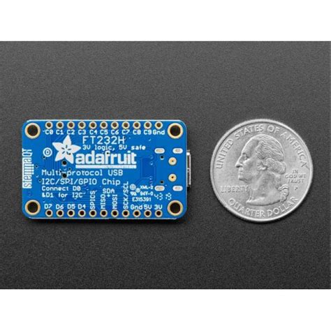 Buy Adafruit 2264 Ft232h Breakout General Purpose Usb To Gpio Spi I2c Usb C And Stemma Qt In