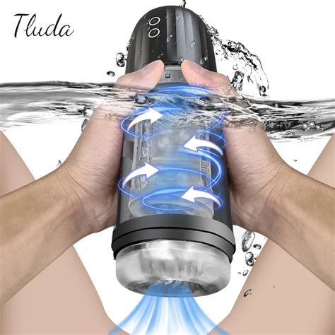 M Quina De Succi N Impermeable Ipx Masturbador Masculino Giratorio Masturbaci N Autom Tica