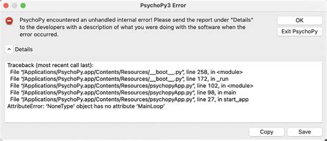 Local Host Didnt Send Any Data Nonetype Object Has No Attribute In Mainloop Coding Psychopy