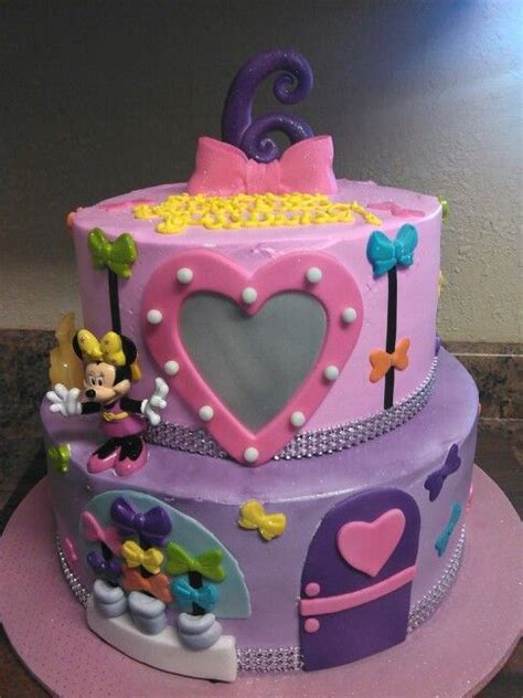 Minnies Bowtique Cake 2 Birthday Cake Mini Mouse Cake Cake