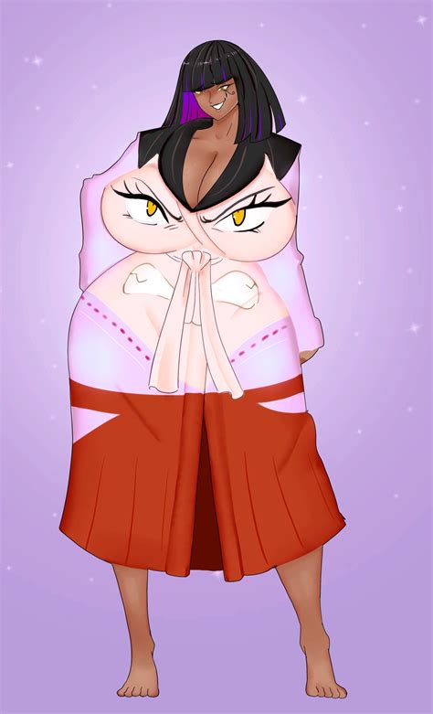 Rule 34 Bangs Big Breasts Black Hair Breasts Cleavage Clothing