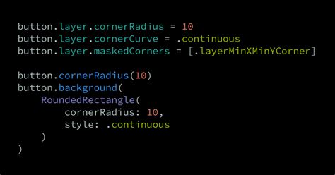 Applying Rounded Corners To A Uikit Or Swiftui View Swift By Sundell