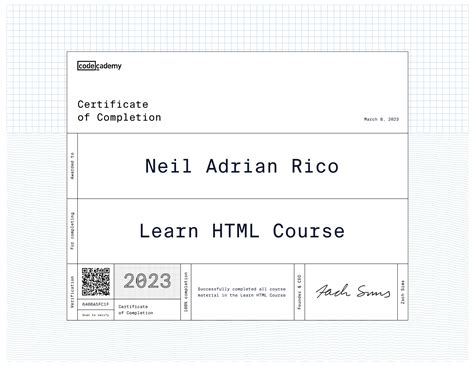 Certificates