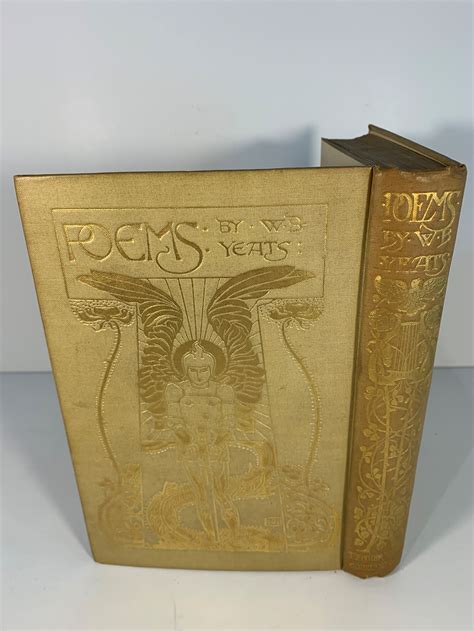 Poems By W B Yeats Near Fine Hardcover 1895 1st Edition D And L