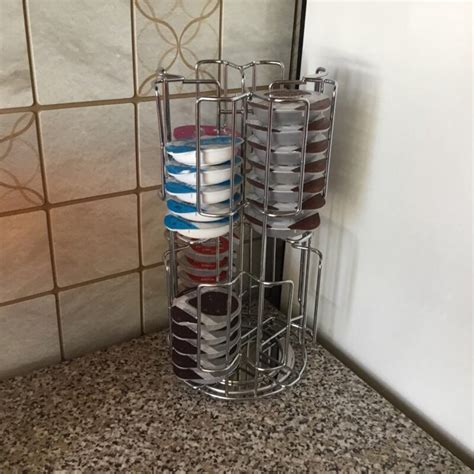 Enkel Stil Roterende Kapsel Kaffebælg Holder Holde Grandado