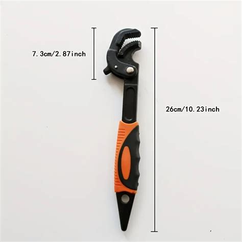 1개 다목적 파이프 렌치 조절 가능한 스패너 3면 이빨이 있는 다기능 슬립 조인트 플라이어 빠른 자체 조임 Temu Korea