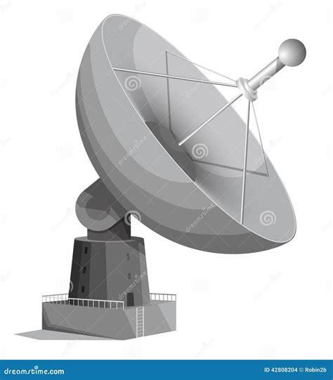 Radar Dish Stock Vector Illustration Of Sharing Dish 42808204
