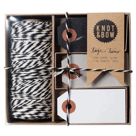 Knot And Bow Tag Twine Box The Lobby By Heaps Estrin