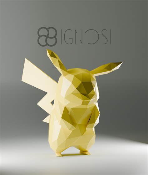 25 Pikachu Low Poly By Ignosi Makerworld Download Free 3d Models