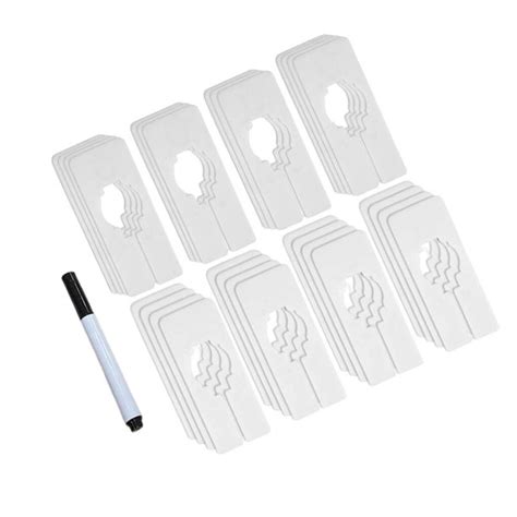 Stanreset 30 Pieces Clothing Hangers Dividers Separator With For