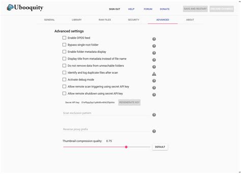 Screenshots Ubooquity