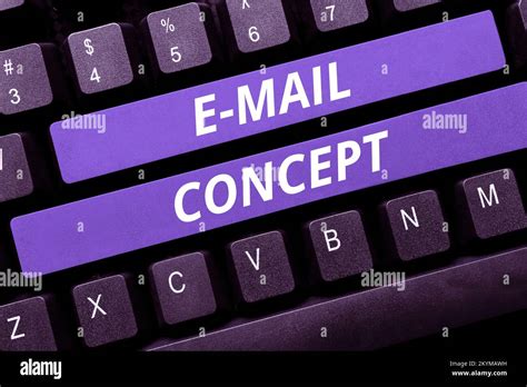 conceptual display e mail concept concept meaning sequence of