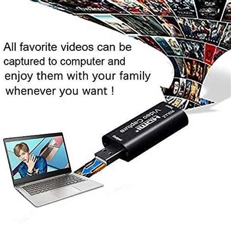 HDMI To USB Audio Video AV Capture Card Record Directly To DSLR Camcorder Computer For
