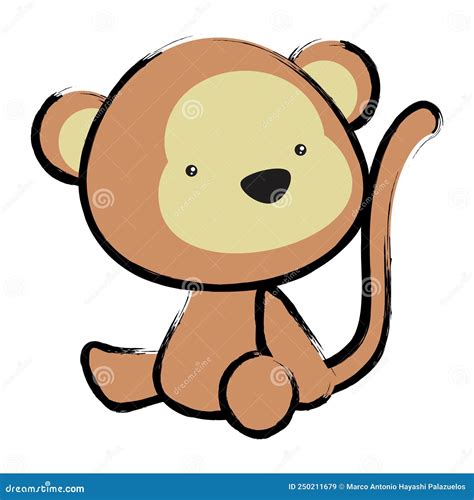 How To Draw Cute Animated Monkeys