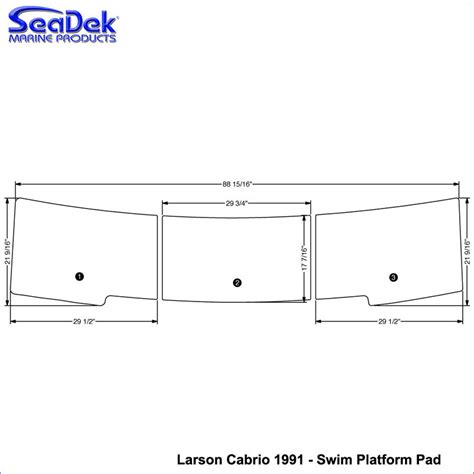 Seadek Larson Swim Platform Mats