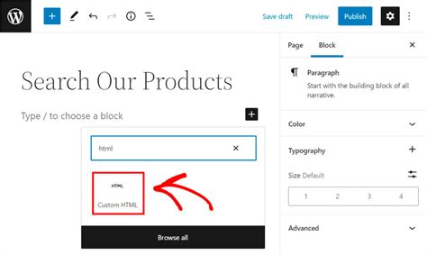 how to create a wordpress search form for custom post types