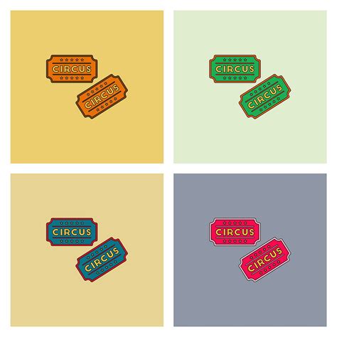 서커스 쇼 입장권 템플릿 Ai Eps Uidownload