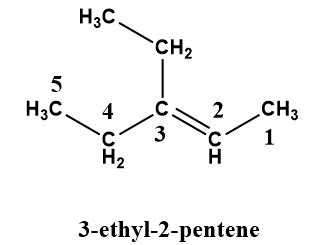 4 Ethyl 2 Pentene Structure