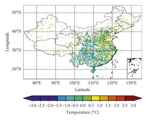 spatial distribution of bias for six machine learning models a