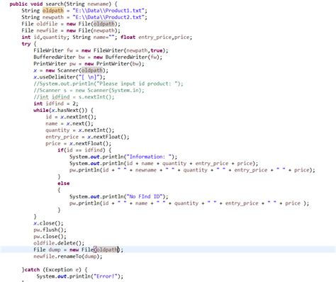 Java How To Edit Record In Txt File What Problem Stack Overflow