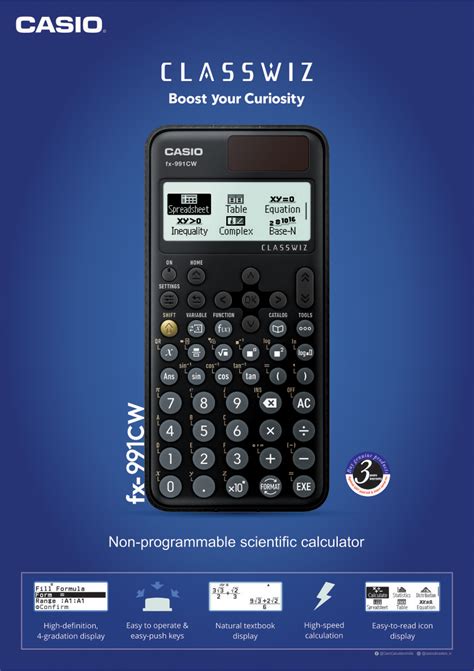 simplify complex equations with casio s classwiz fx 991cw the ultimate