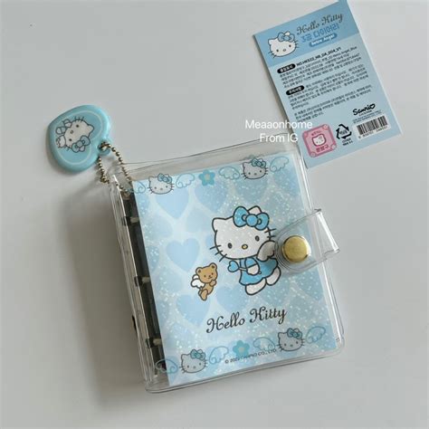 Hello Kitty Binder Diary Angel Retro Sanrio Korea 2022 Blue สมุดสัน