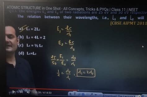 atomic structure in one shot all concepts tricks and pyqs class 11