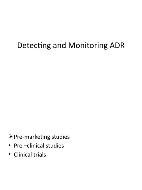 Detecting Adverse Reactions Pdf