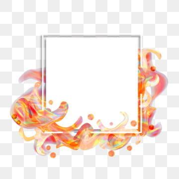 Creative Text Box PNG Image Coral Creative Hand Painted Text Box Rectangle Clipart Circle