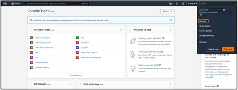 Aws Account Settings