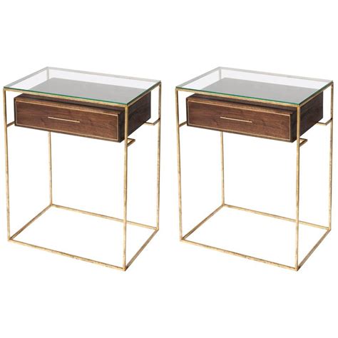 Pair Of Floating Drawer Side Tables Bedside Tables For Sale At 1stdibs