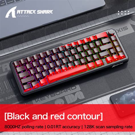 X65pro He Bundle Magnetic Keyboard With Premium Coiled Cable