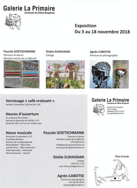 Pascale Goetschmann On Linkedin Jai Le Plaisir De Vous Inviter à Une Exposition à Laquelle Je…