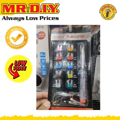 Mr Diy Fuse Set With Colors Shopee Philippines