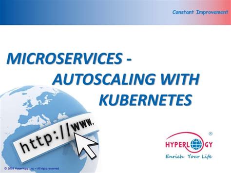 microservices autoscaling with kubernetes pptx cloud computing