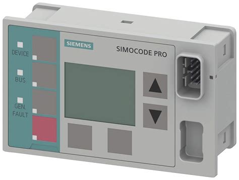Siemens 3uf7 210 1aa00 0 Operator Panel With Display For Simocode Pro V Electronic Relays