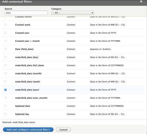 Filter Content By Year With Views On Drupal 8 Flocon De Toile