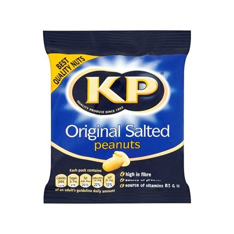 Kp Salted Peanuts Pub Card 50g 21 Pack
