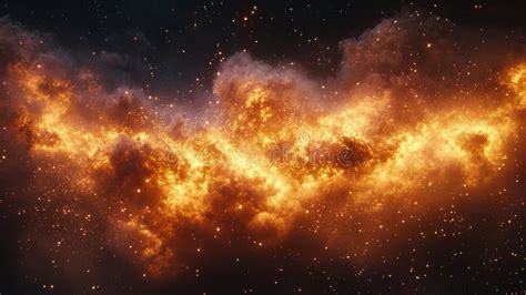 Bright Glowing Trails And Sparkling Particles Create A Mesmerizing Abstract Background At Dusk