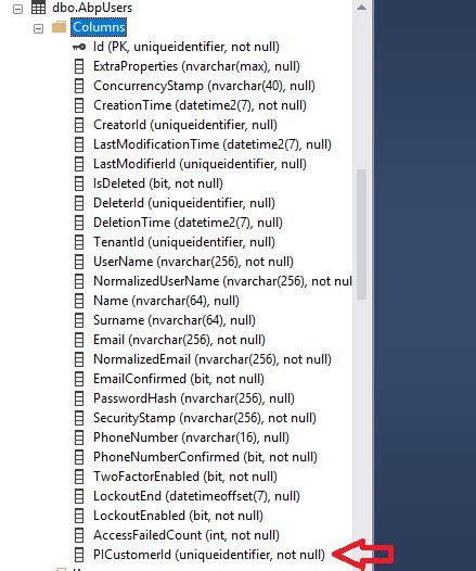 How To Add Column In Existing Table In Asp Boilerplate Stack Overflow