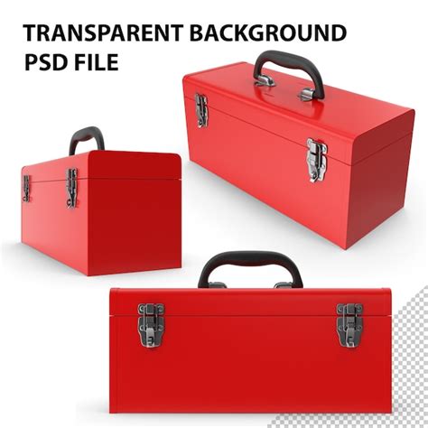 Premium Psd Red Toolbox Png