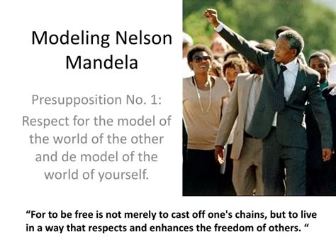 Ppt Modeling Nelson Mandela Powerpoint Presentation Free Download Id9331448
