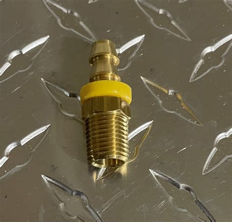 B Po2272 06 06 Brass Push Lock Hose Barb Hose Id 38 X Male Npt 38 Ebay