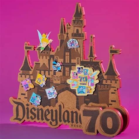 Disneyland 70th Anniversary Pin Collection On Disney Store — Extra