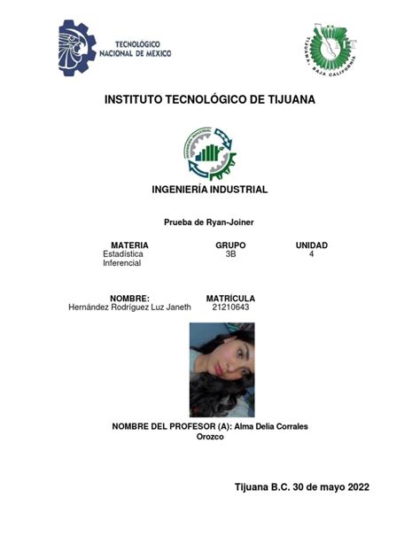 investigar la prueba de ryan joiner pdf desviación estándar