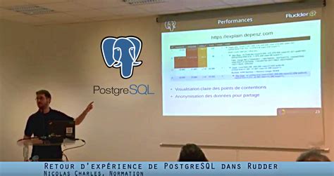 Pgday 2016 Retour Dexpérience Postgresql Dans Rudder