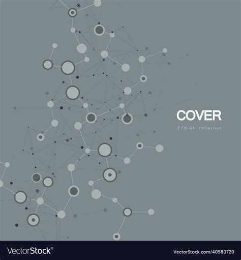 Polygonal Connectivity Abstract Technology Vector Image