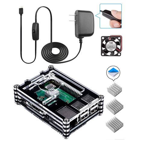 item 418 smraza raspberry pi case with cooling fan everything else