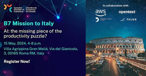 Evento Pre B7 Summit “ai The Missing Piece Of The Productivity