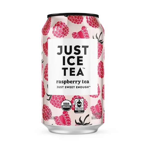 Just Ice Tea Raspberry Tea 12 Fl Oz